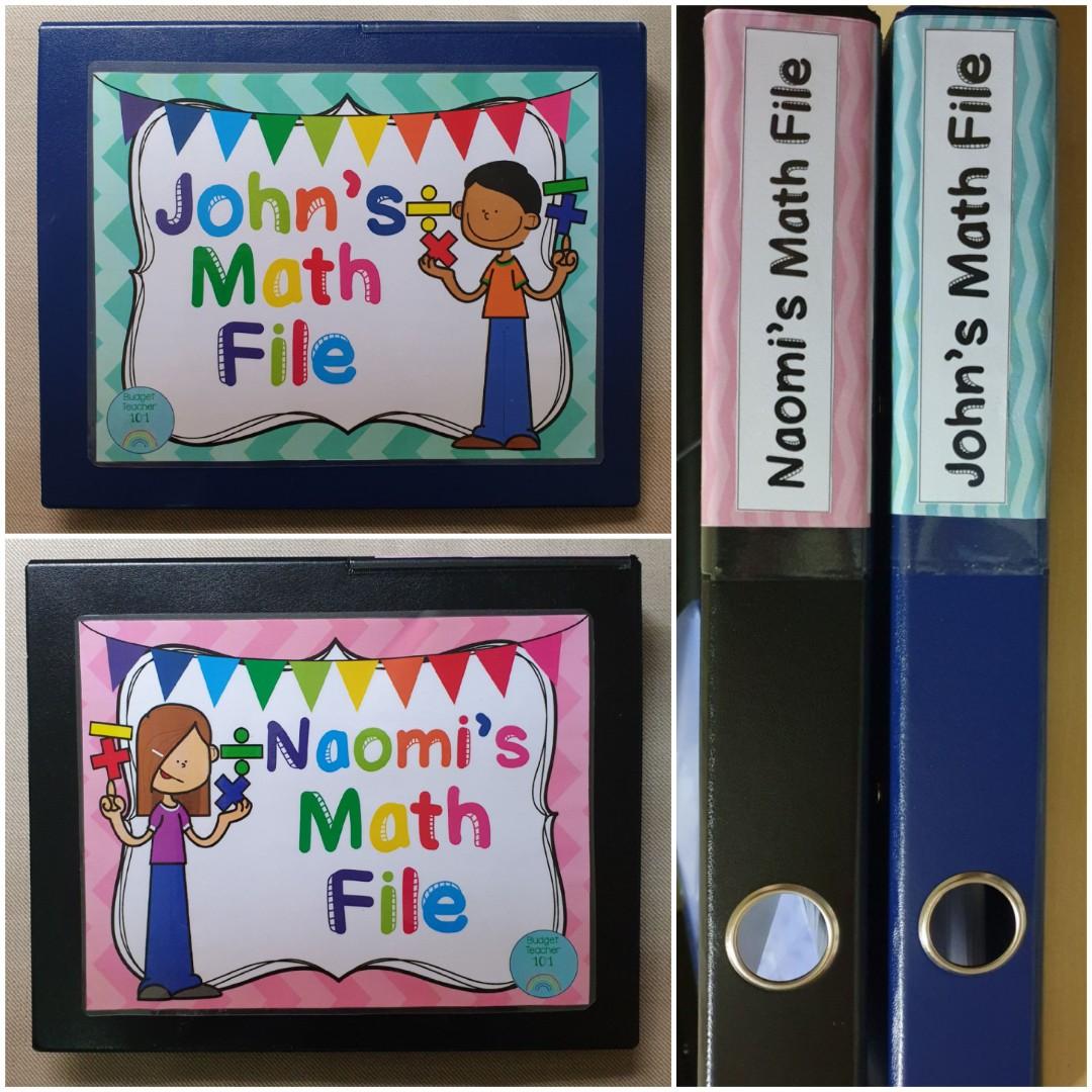 Math learning folder busy file kindergarten, Hobbies & Toys, Toys ...
