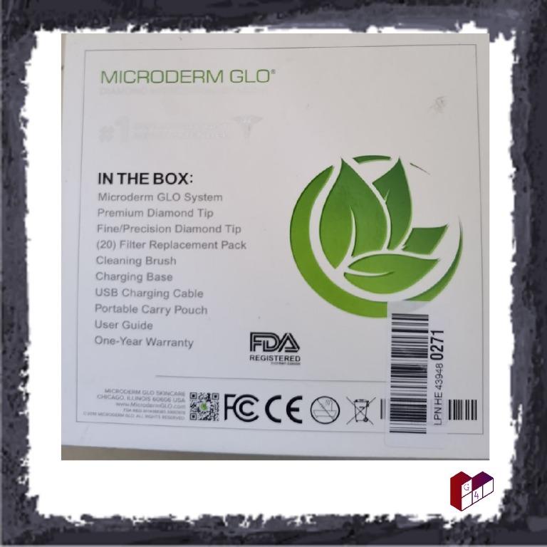 Microderm GLO Diamond Microdermabrasion Machine and Suction Tool ...