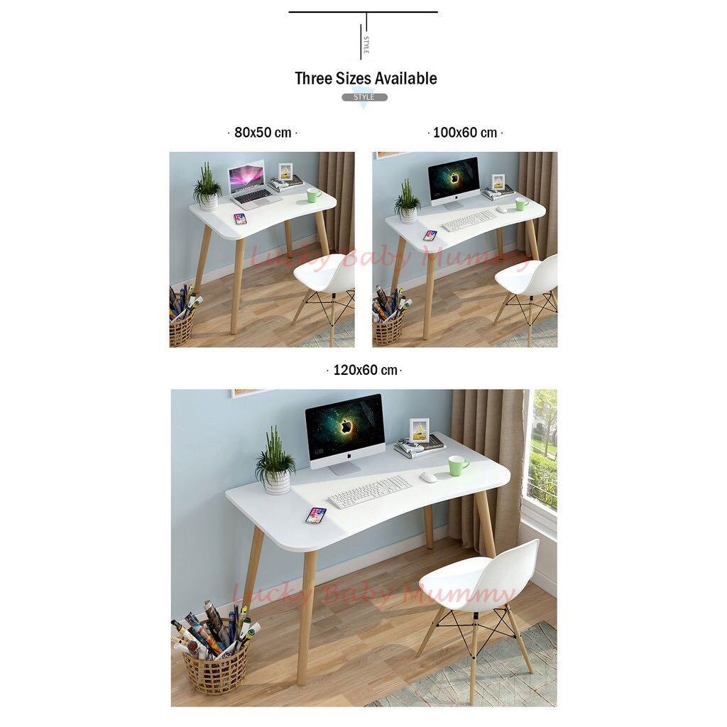 Nordic Table 100cm x 60cm x 75cm, Furniture & Home Living, Furniture ...