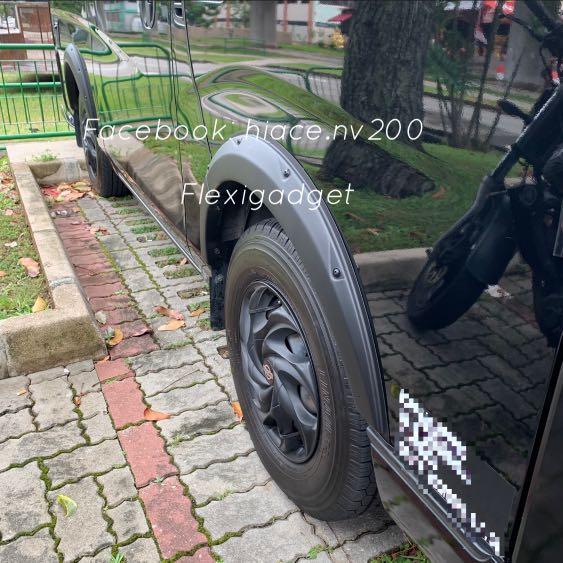 NV350 Fender Black / Nissan NV350e Wide Matt Black Fender ...