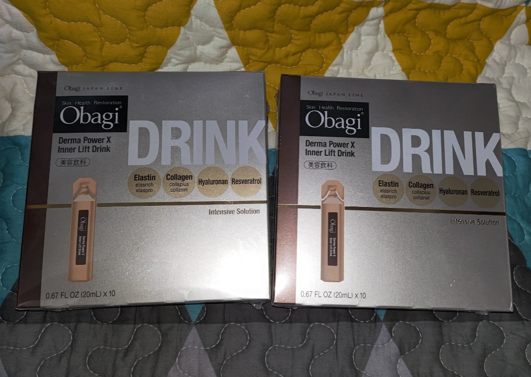 日本正貨Obagi dermacept膠原煥顏美肌飲 ( 20毫升x 10支), 美容＆個人護理, 健康及美容 - 皮膚護理, 面部 - 面部 ...