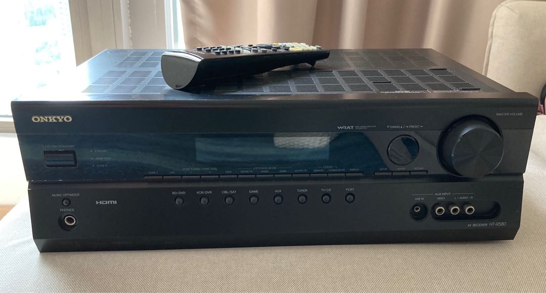 ONKYO AV RECEIVER HT R580, 錄音器材, 可攜式音響設備 - Carousell