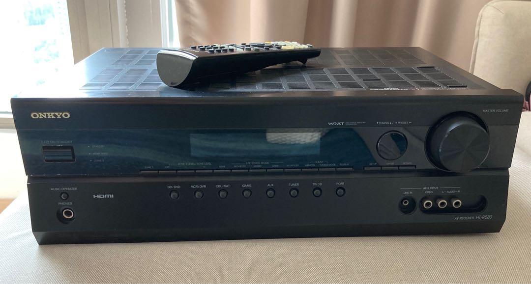 ONKYO AV RECEIVER HT R580, 錄音器材, 可攜式音響設備 - Carousell