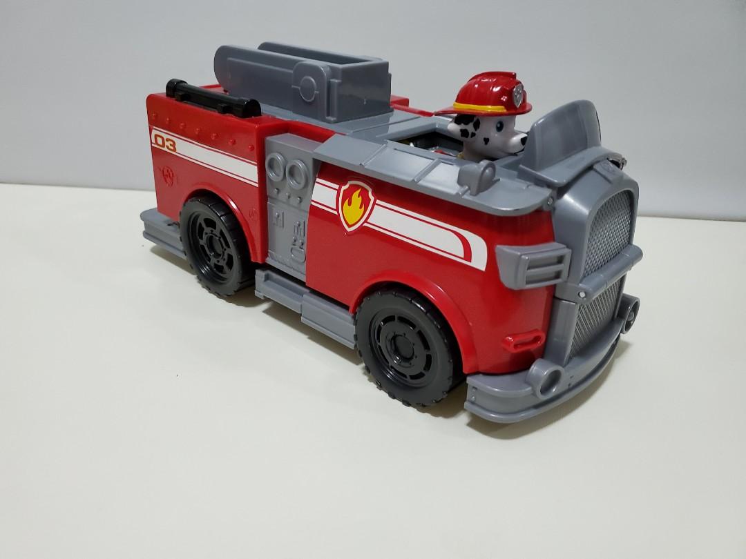 Paw Patrol, Marshall’s Ride ‘N’ Rescue, Transforming 2-in-1 Playset ...