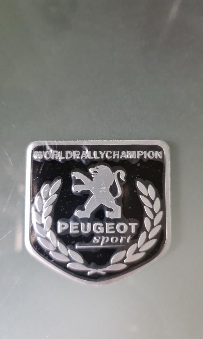 Peugeot Sport Car Metal Emblem Badge, Car Accessories, Accessories on ...