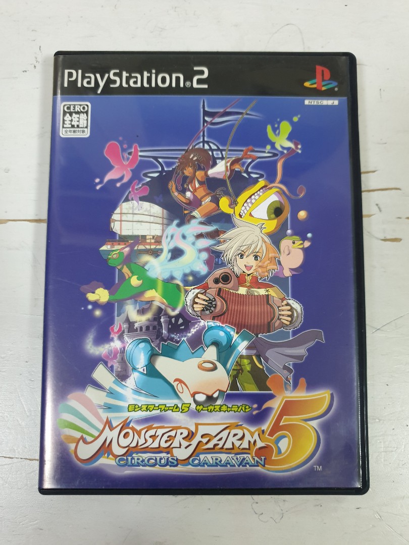 Playstation 2 Monster Farm 5: Circus Caravan, Video Gaming, Video Games ...