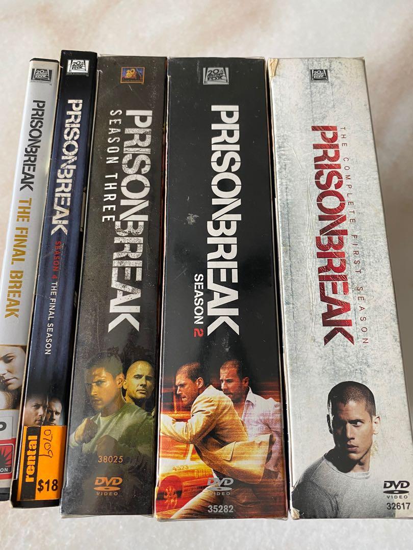 Prison Break - Season 1 to Season 4/Final Break, Music & Media, CDs ...