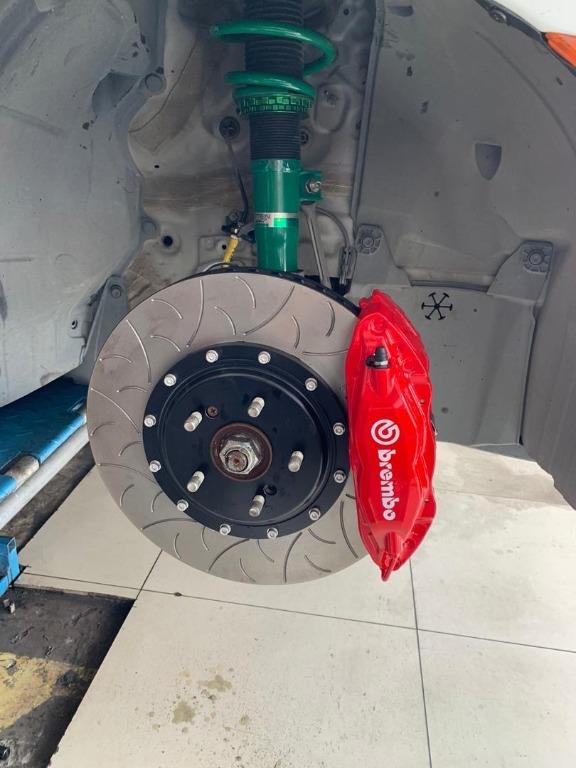 Recon Genuine Brembo F50 4 Pot Big Brake Kit with Rotor and Pad Package ...