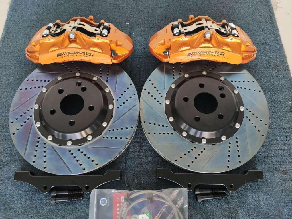 Recon Genuine Mercedes-Benz AMG C63 6 Pot Big Brake Kit with Rotor and ...