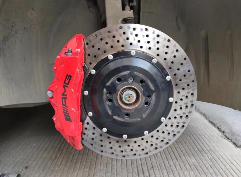 Recon Genuine Mercedes-Benz AMG C63 6 Pot Big Brake Kit with Rotor and ...