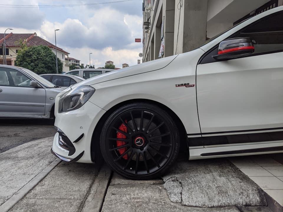 Recon Genuine Mercedes-Benz AMG A45 4 Pot Big Brake Kit with Rotor and ...