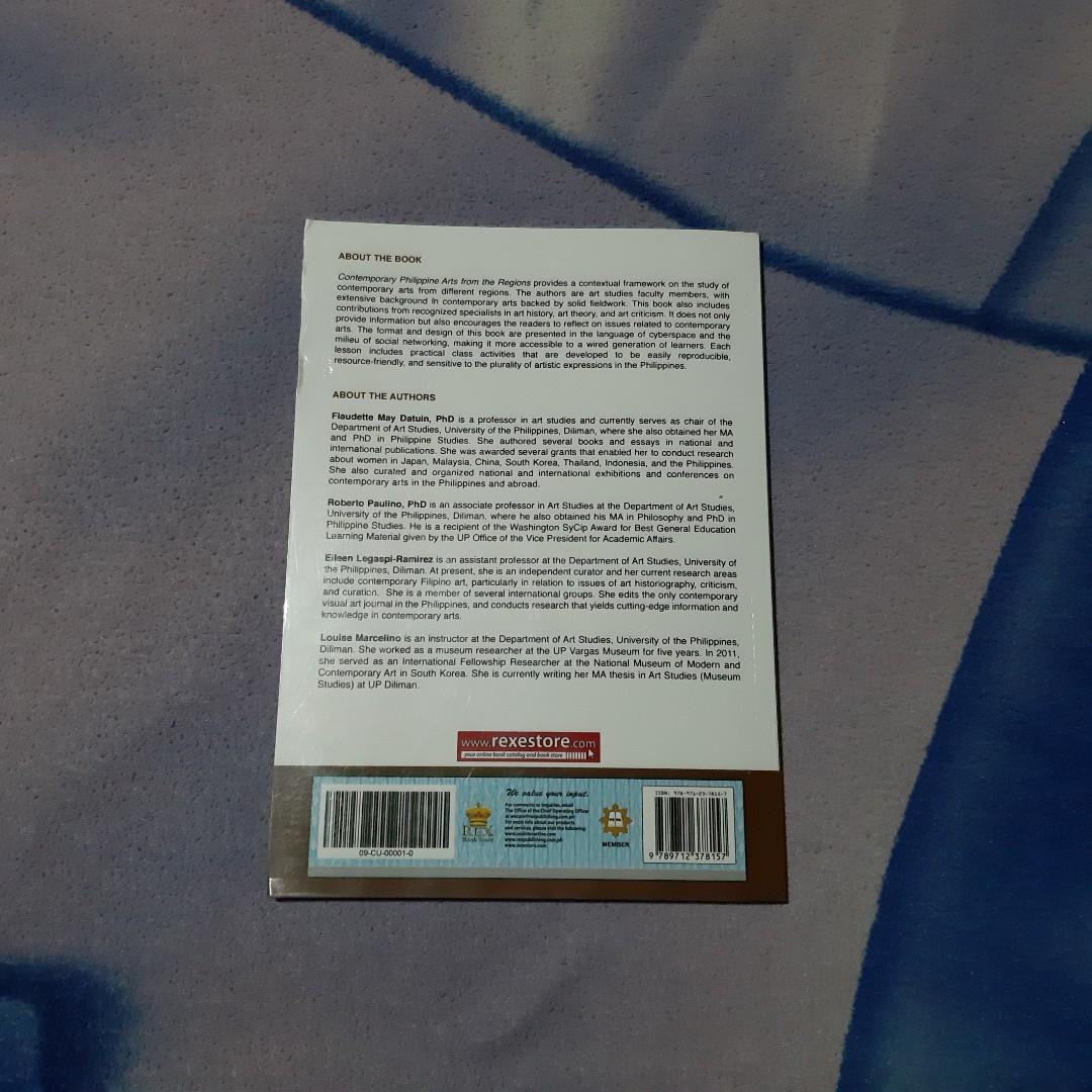 SHS Book Contemporary Philippine Arts from the Regions, Hobbies & Toys ...