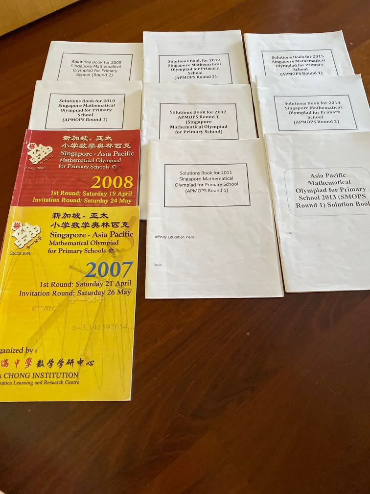 SMOPS / APMOPS past paper (2007-2015), Hobbies & Toys, Books ...