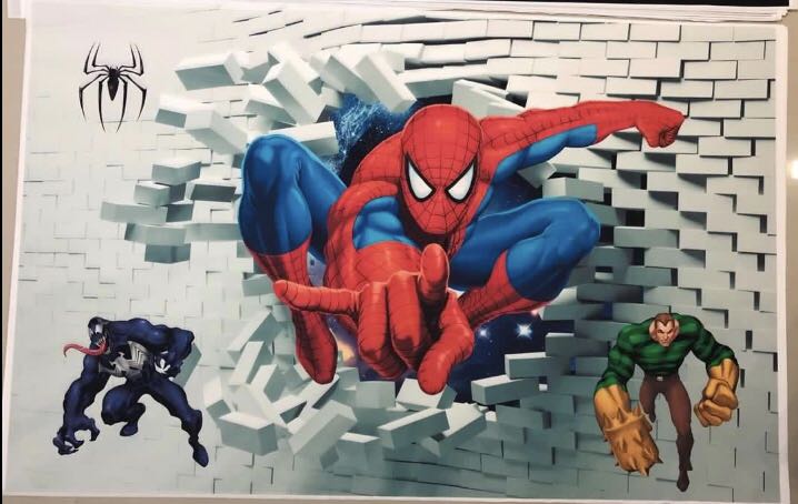 Spider-Man backdrop, Everything Else on Carousell