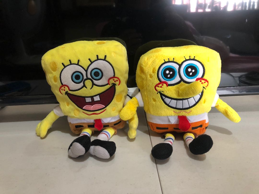 Spongebob Squarepants Plush Set, Hobbies & Toys, Toys & Games on Carousell