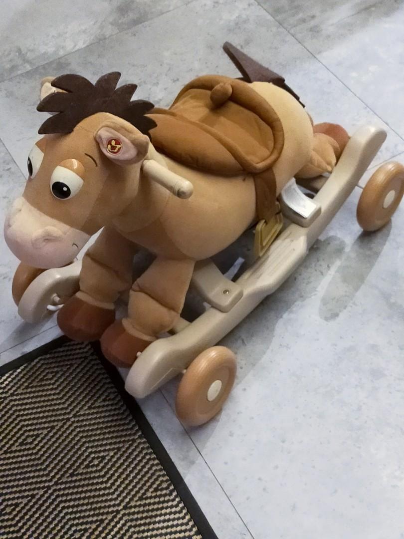 Toy Story Bullseye Horse Rocking/Rolling, Hobbies & Toys, Toys & Games ...