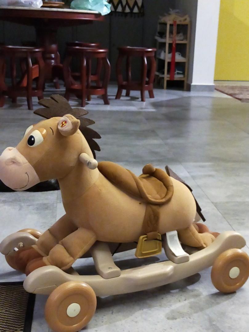 Toy Story Bullseye Horse Rocking/Rolling, Hobbies & Toys, Toys & Games ...