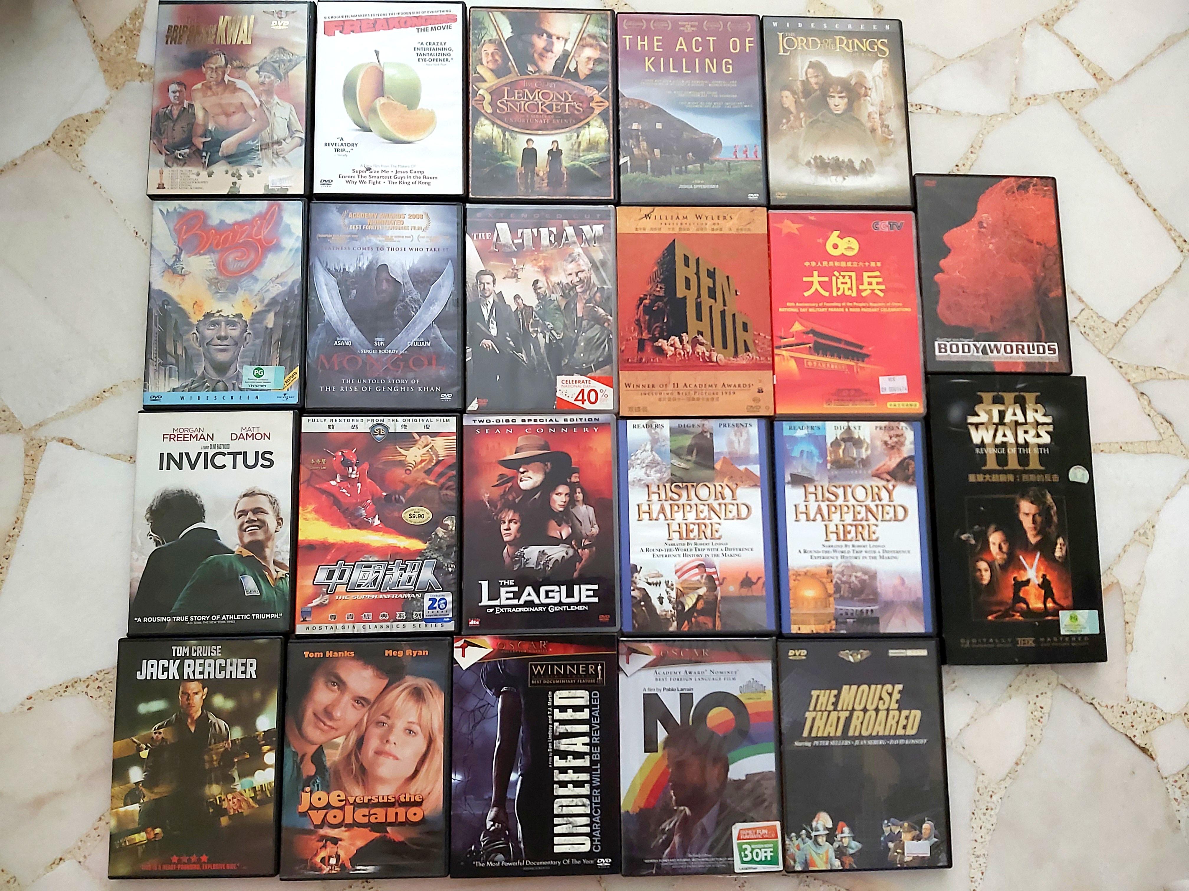 Various DVD, VCD movies (All for $10), Hobbies & Toys, Music & Media ...
