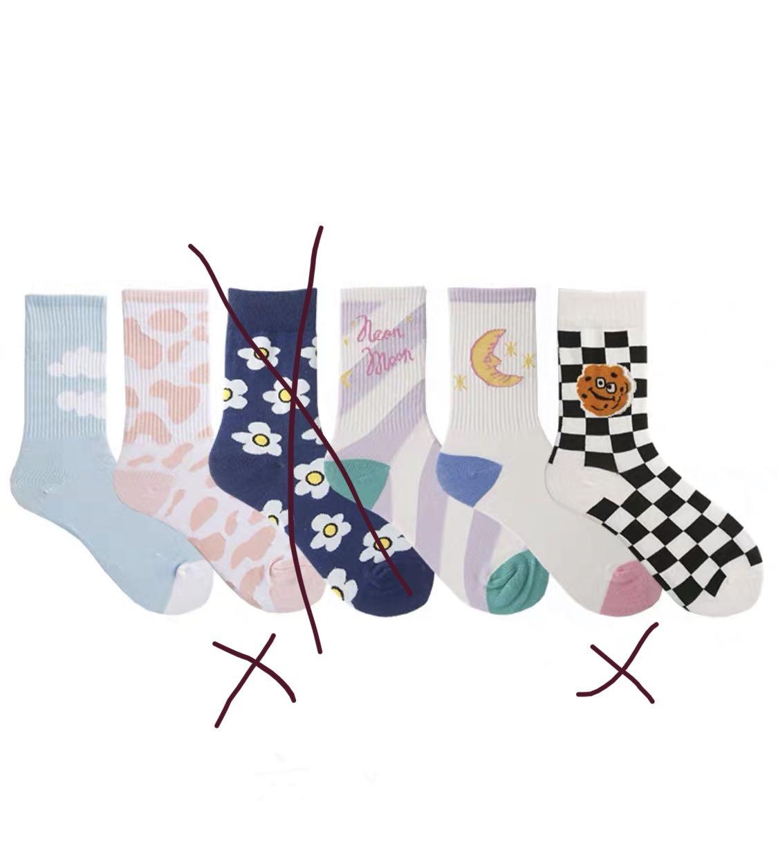 y2k high cut socks , Women's Fashion, Watches & Accessories, Socks ...