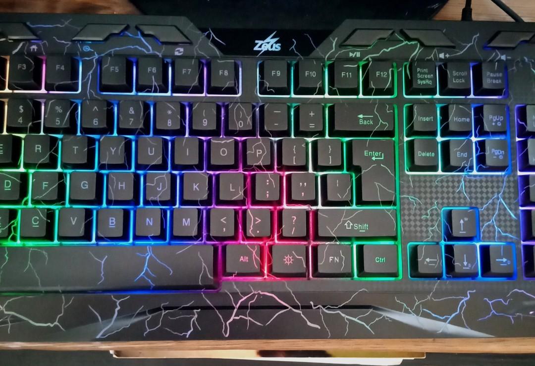 ZEUS K002 EARTH SHAKER Multi-Media Gaming Keyboard, Computers & Tech ...