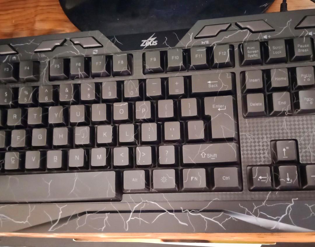 ZEUS K002 EARTH SHAKER Multi-Media Gaming Keyboard, Computers & Tech ...