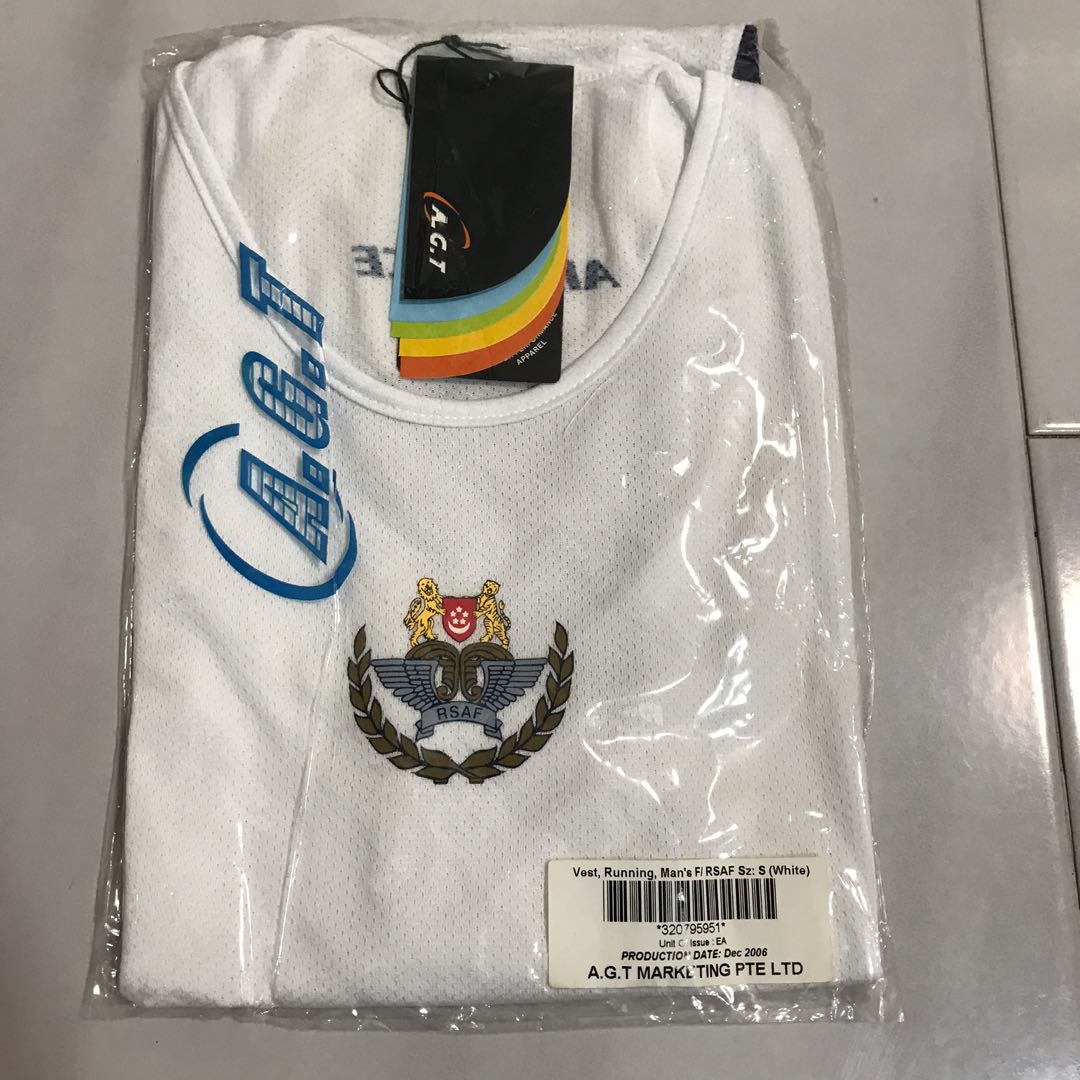 RSAF PT KIT - WHITE (Vintage), Men's Fashion, Tops & Sets, Formal ...