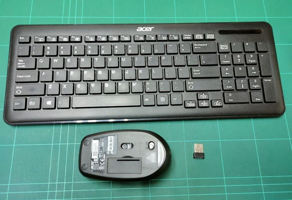 Acer Wireless Keyboard Mouse And Wireless Dongle Set Sk 9662 A116 Computers And Tech Parts
