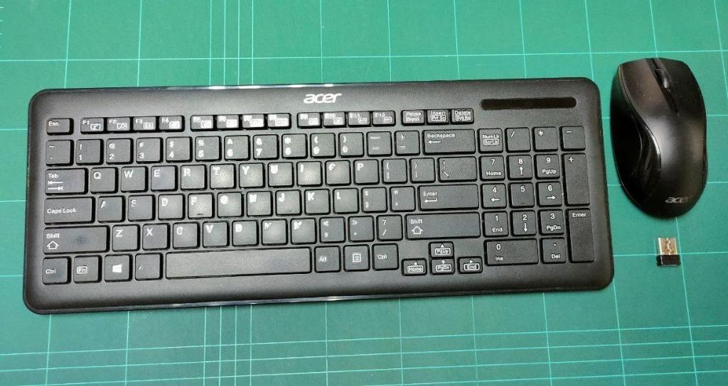 Acer Wireless Keyboard, Mouse & Wireless Dongle Set SK-9662 * A116 ... Acer Wireless Keyboard, Mouse & Wireless Dongle Set SK-9662 * A116 ...