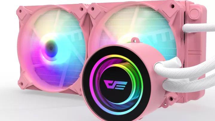 AIGO DARK FLASH WATER COOLING AIO TWISTER DX240 240mm PINK (AIGO-DX-240 ...