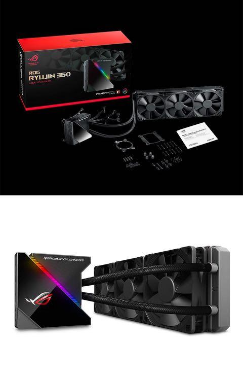 ASUS ROG Ryujin 360 RGB AIO Liquid CPU Cooler 360mm water cooling ...