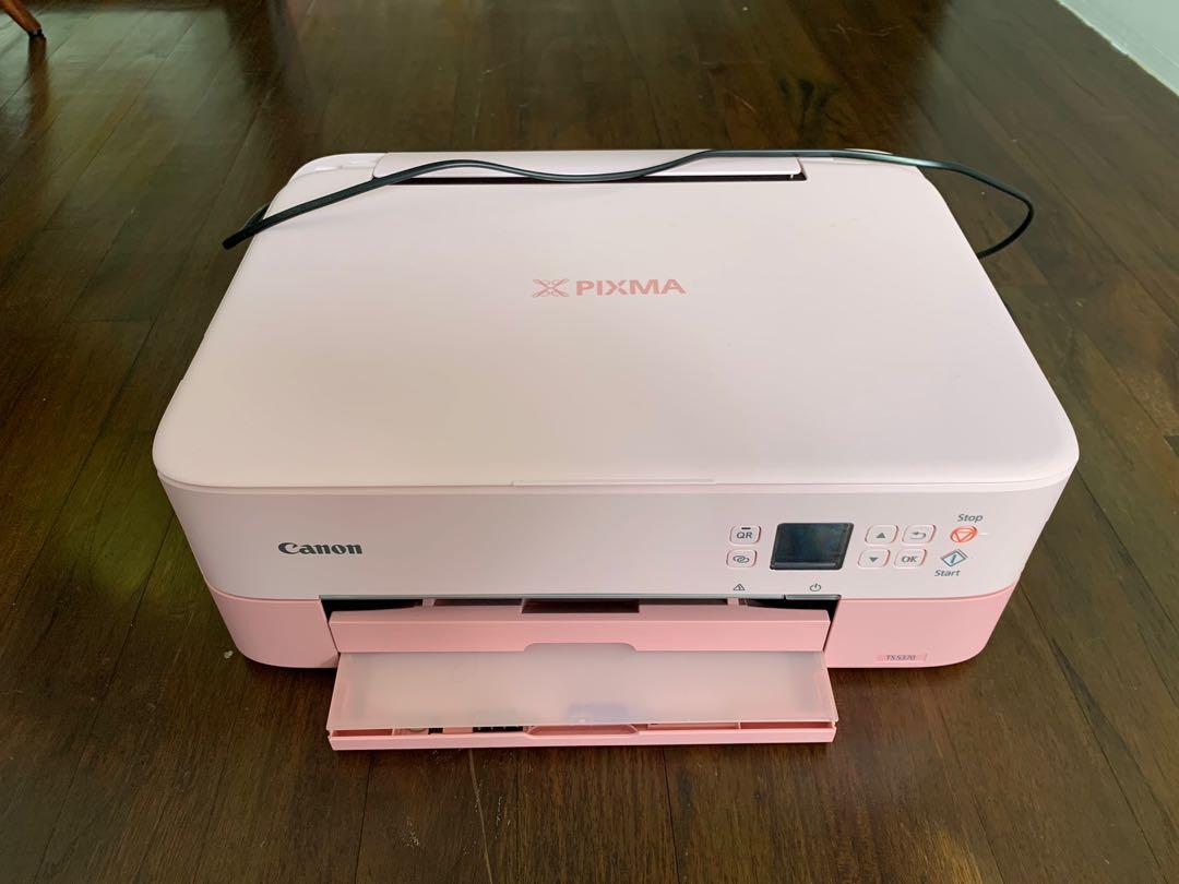 Canon Pixma TS5370 (pink), Computers & Tech, Printers, Scanners ...