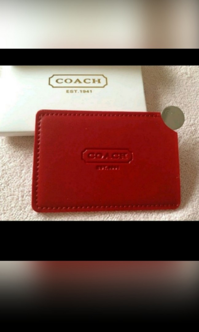 COACH limited edition Stell Pocket Mirror, Women's Fashion, Watches ...