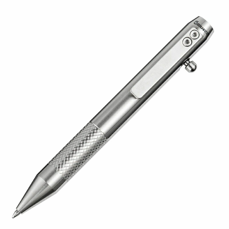 Cool Hand Titanium Bolt-Action Pen + Stylus for Touch Screen, Compact ...