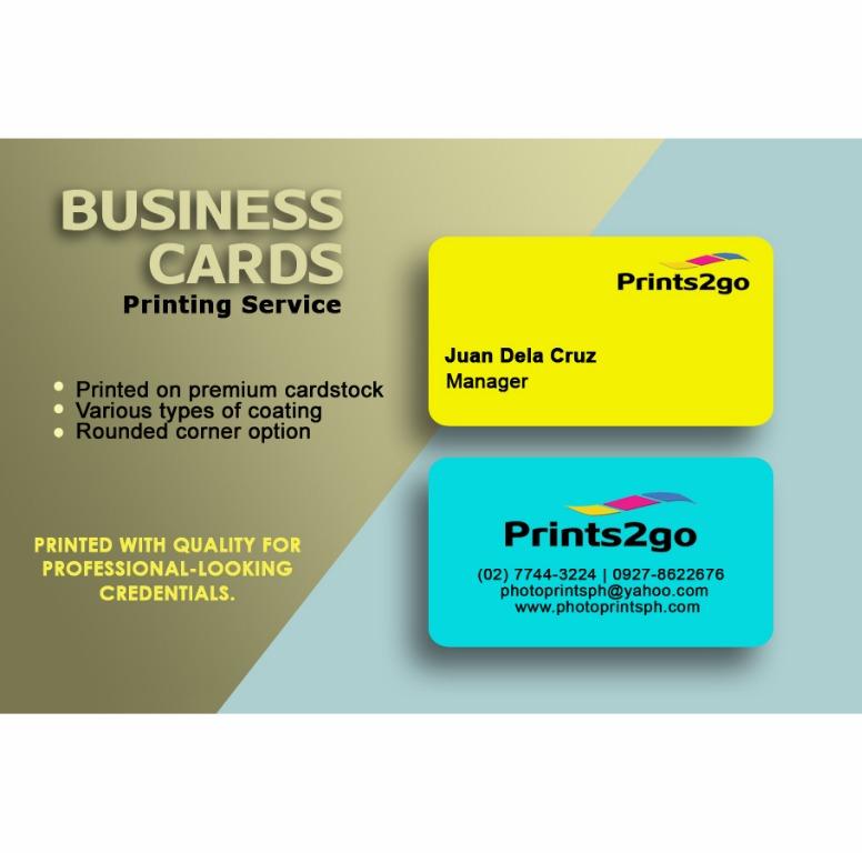 Customized Business and Personal Calling Card, Hobbies & Toys ...