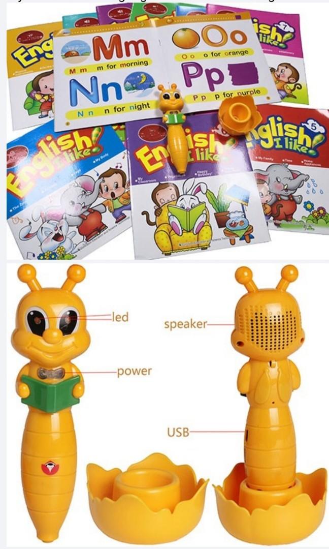 Talking pen with 12 books set /childrens day gift idea, Hobbies & Toys ...
