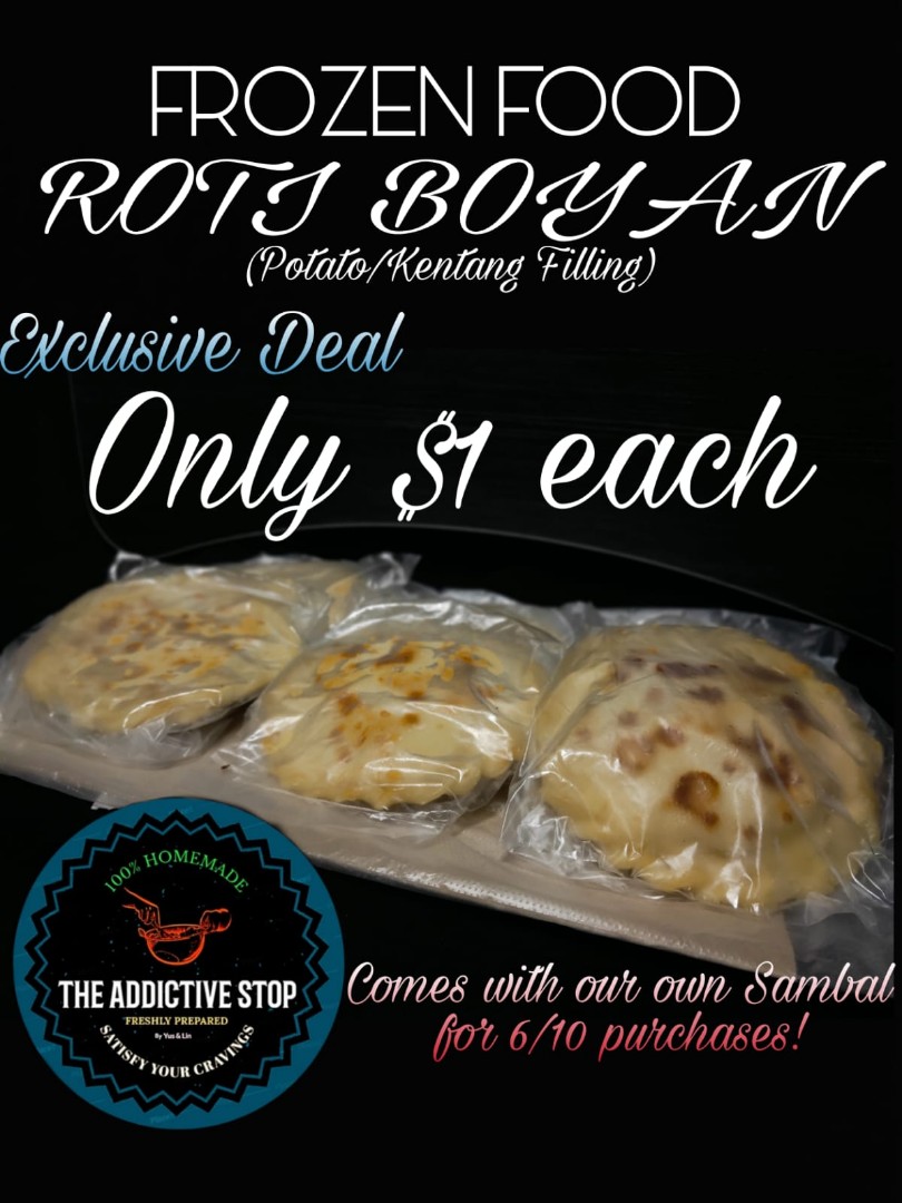Frozen Roti Boyan, Food & Drinks, Local Eats on Carousell