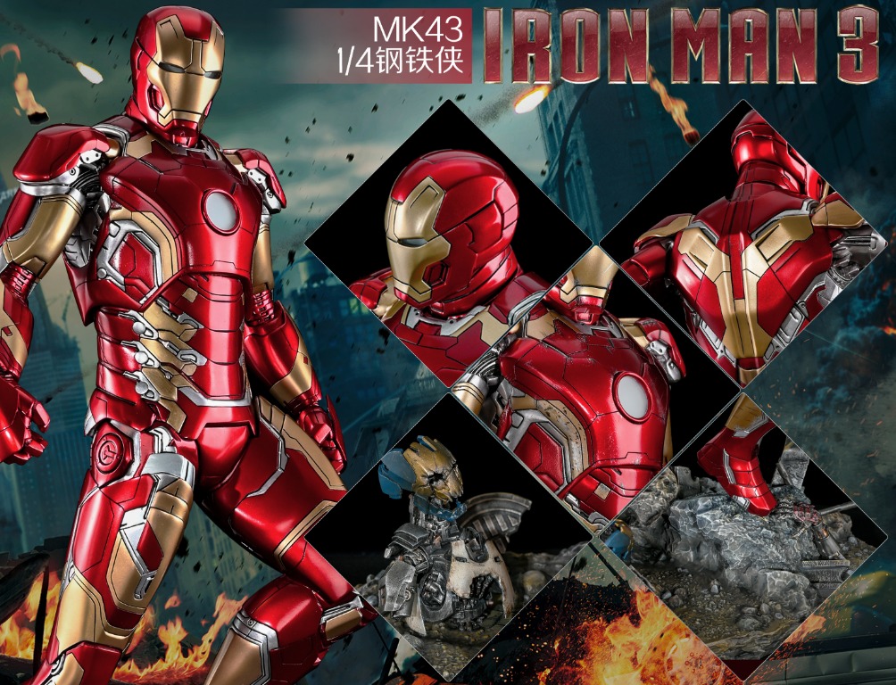 品匠IRON Iron Man Mk 43, Hobbies & Toys, Toys & Games on Carousell