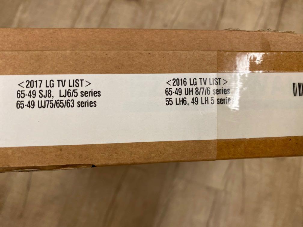 LG EZ SLIM WALL MOUNT LSW350B, TV & Home Appliances, TV & Entertainment ...