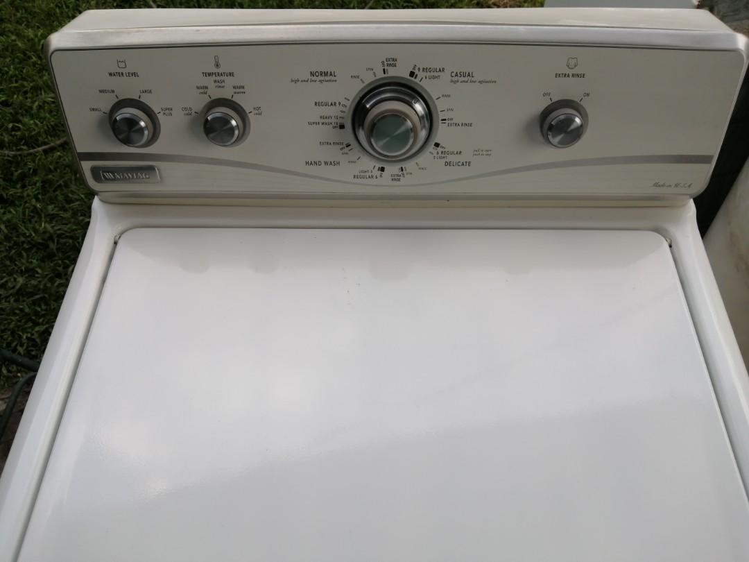 Maytag Heavy Duty Washing Machine 220v 10kg, TV & Home Appliances ...
