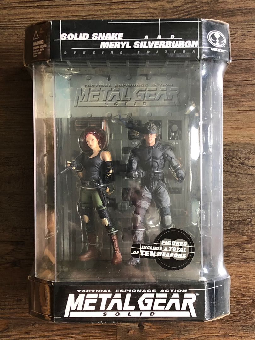 Mcfarlane metal gear solid solid snake Meryl silverburgh special ...