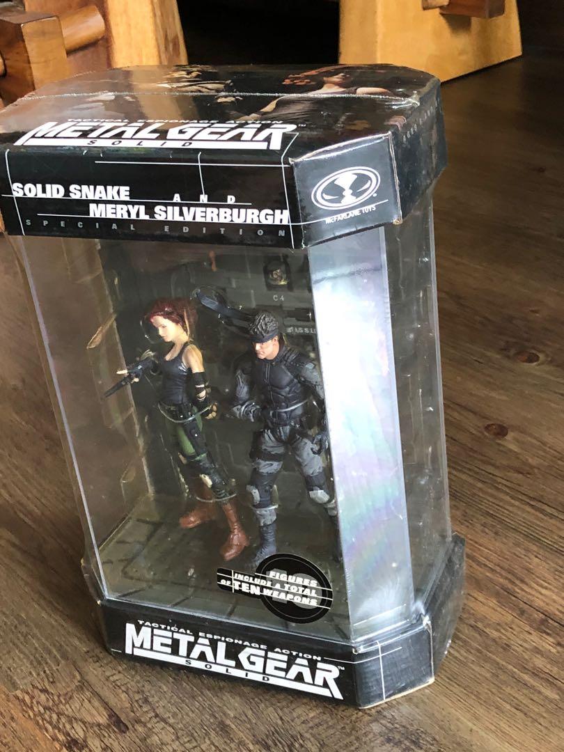 Mcfarlane metal gear solid solid snake Meryl silverburgh special ...