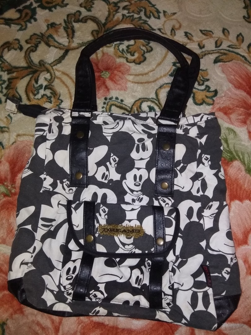 Mickey mouse full Print Hand bag, Women's Fashion, Bags & Wallets ...