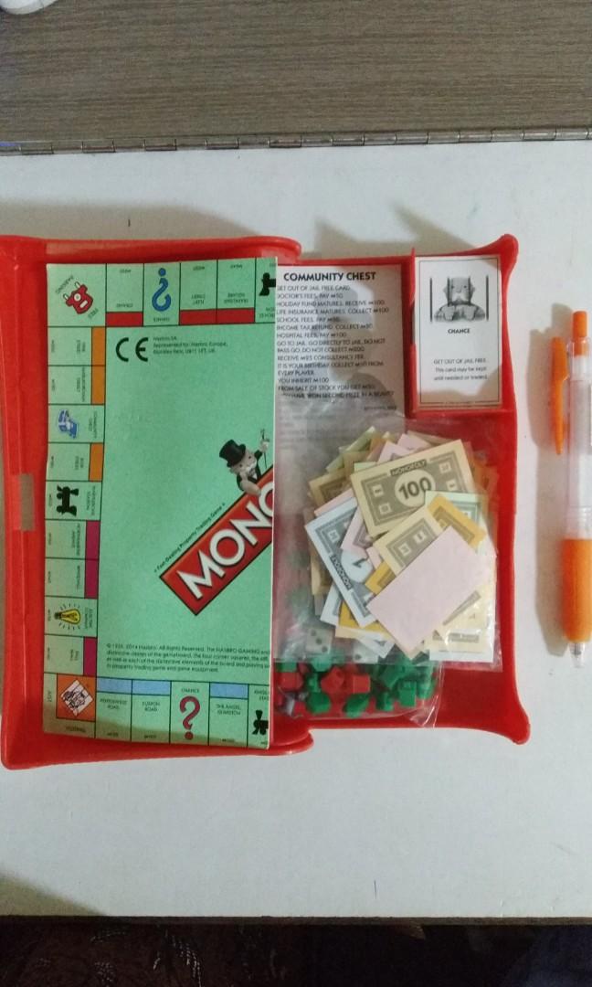 Monopoly compact board game, Hobbies & Toys, Toys & Games on Carousell