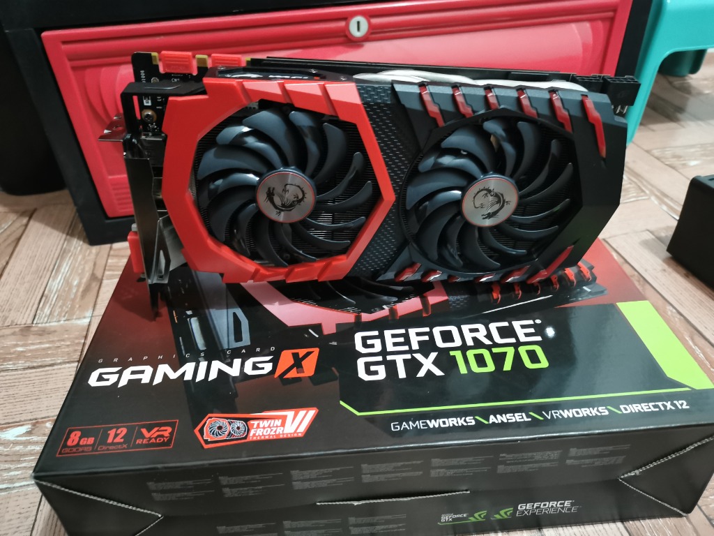 MSI Nvidia GeForce GTX 1070 Gaming X Twin Frozer 8GB GDDR5 VRAM VR ...