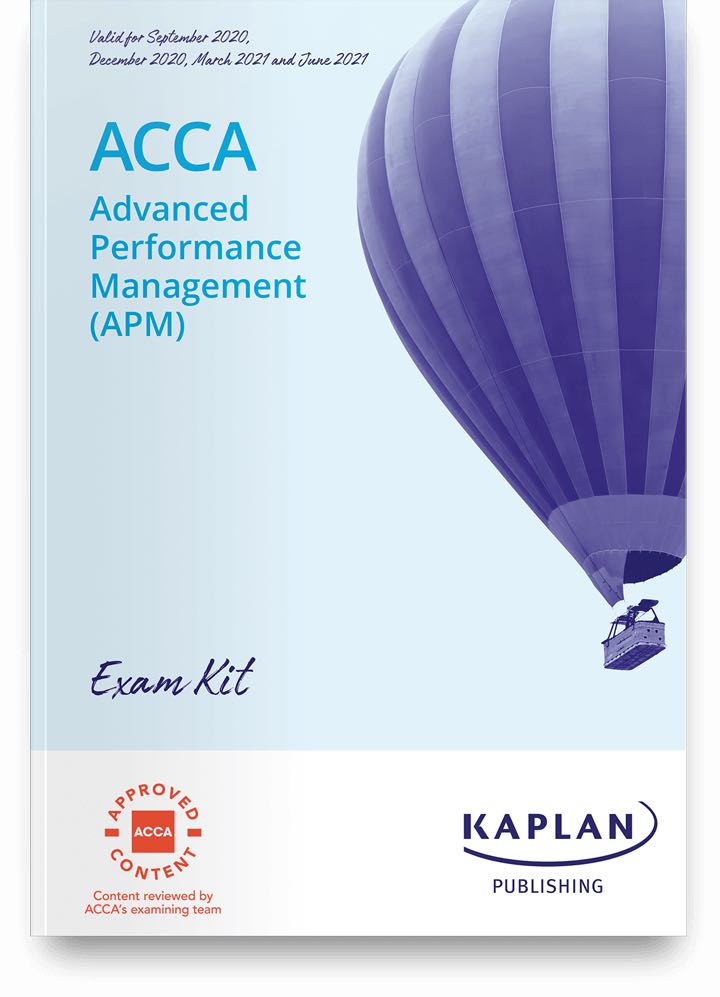 *NEW ACCA Advanced Performance Management (APM) Exam Kit valid till ...