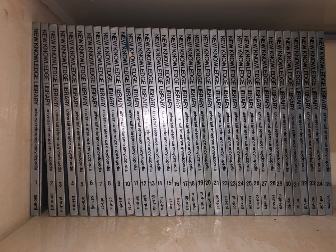 New knowledge library encyclopedia SET (1-35), Hobbies & Toys, Books ...