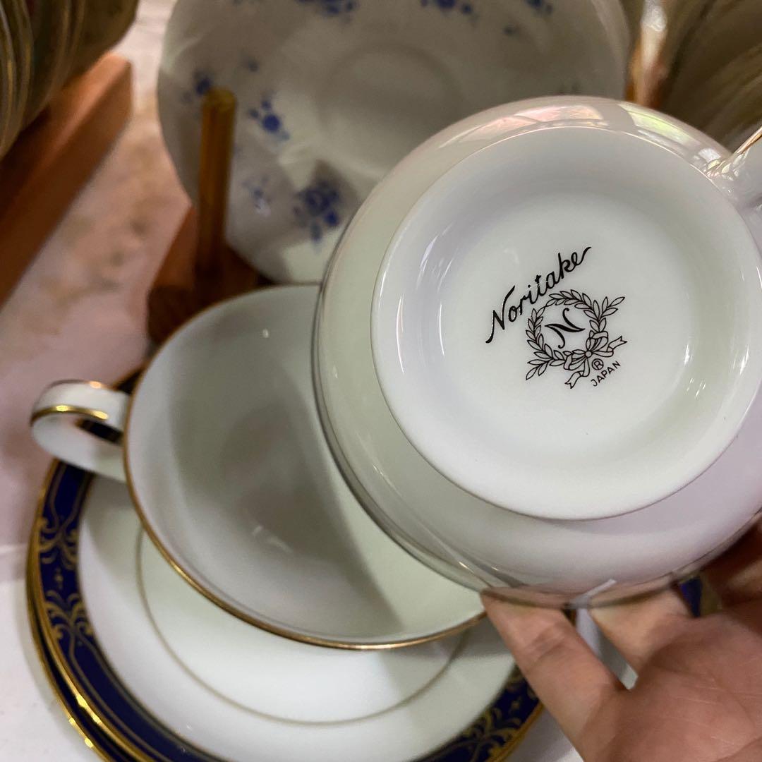 Noritake Navy blue and gold duo, Furniture & Home Living, Kitchenware ...