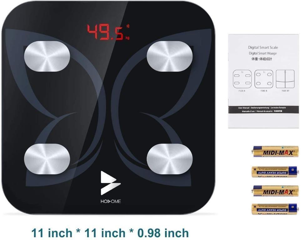 O1012 BN Bathroom Scales, Hosome Bluetooth Body Fat Scale Body ...