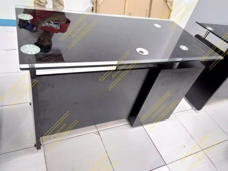 Office Table Glass Top ( Executive Type ), Furniture & Home Living ...
