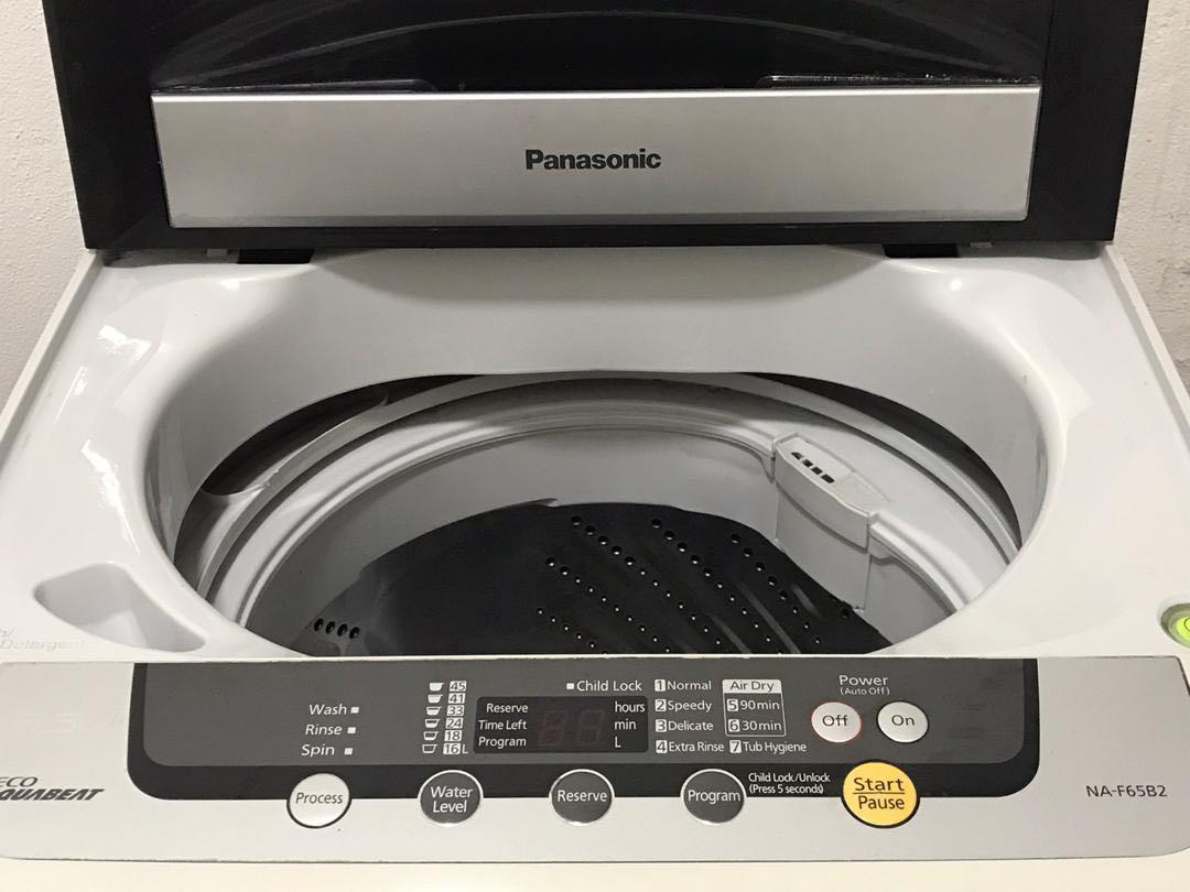 Panasonic washer machine 6.5kg, TV & Home Appliances, Washing Machines ...